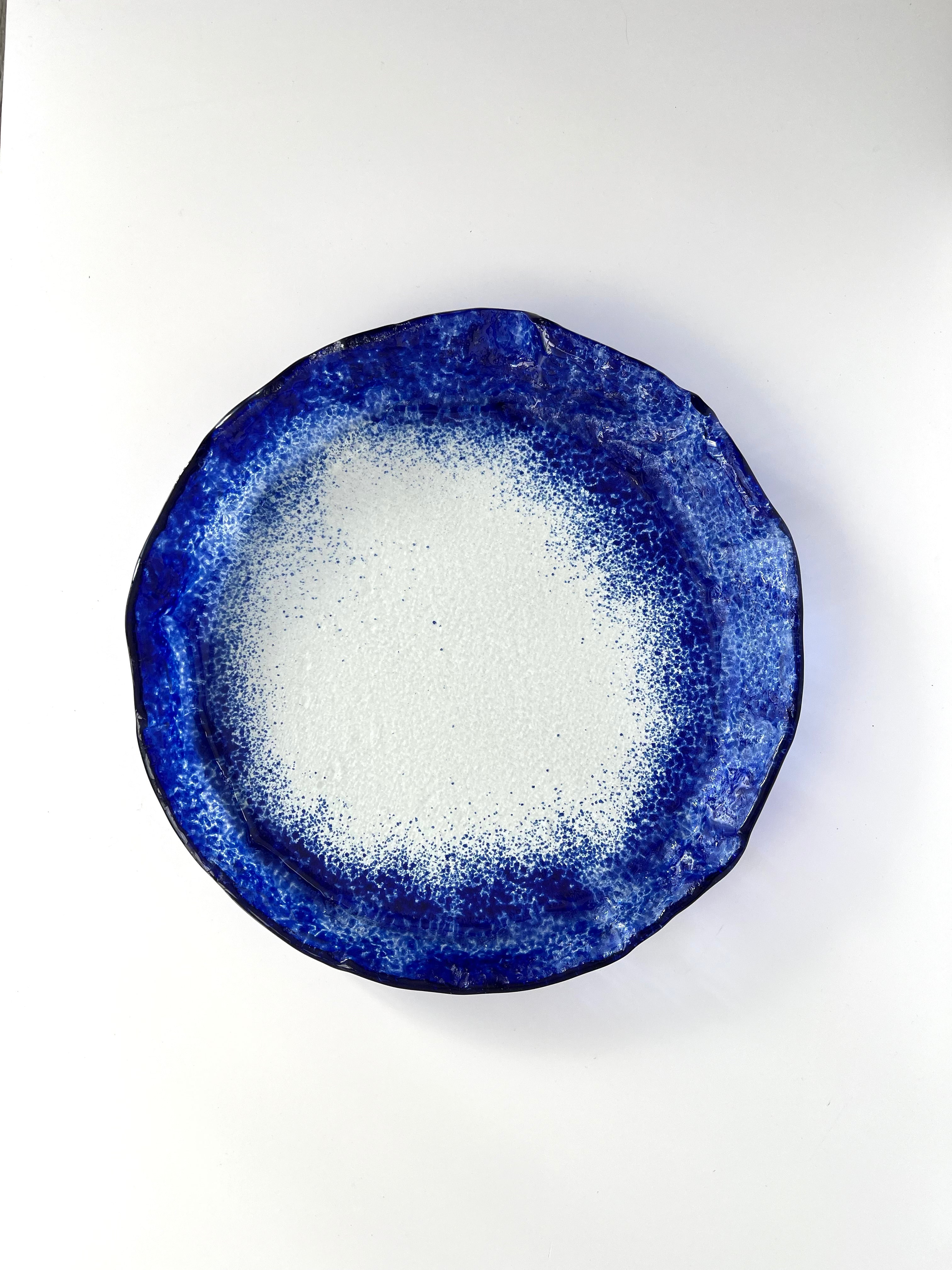 MEDUSA - Medium shallow platter - Blue – CURAT'D